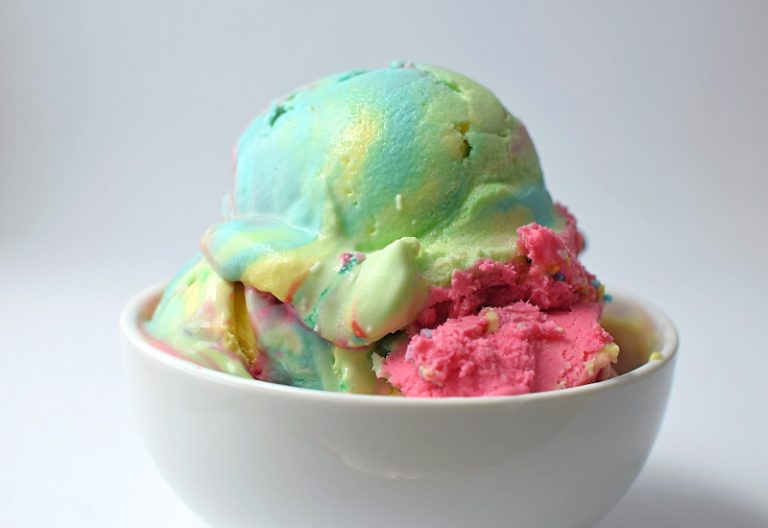 No Churn Rainbow Ice Cream Recipe | Scoop Club