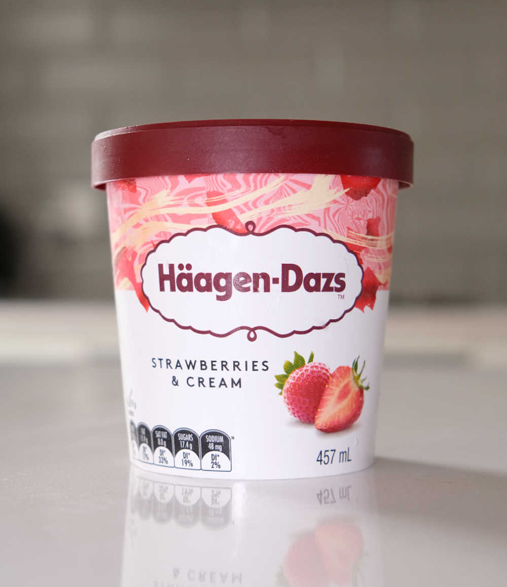 Review Of Haagen-Dazs Strawberries And Cream Ice Cream - Scoop Club