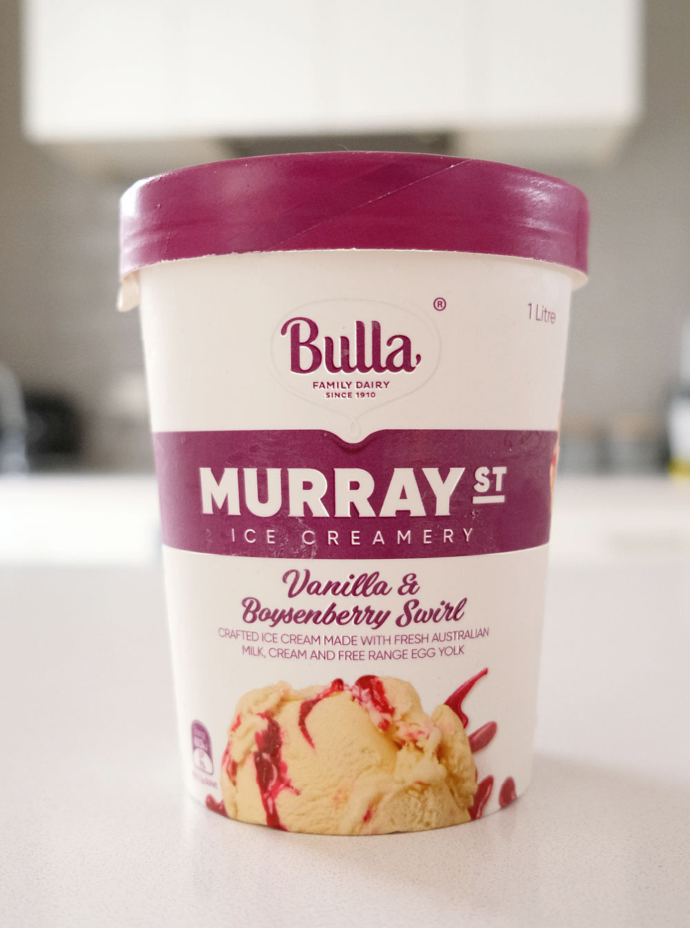 Review Of Murray Street Ice Creamery's Vanilla and Boysenberry Swirl ...