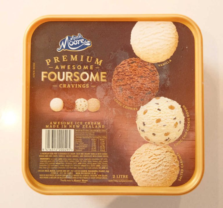 Review Of Much Moore Awesome Foursome Cravings Ice Cream 2L - Scoop Club