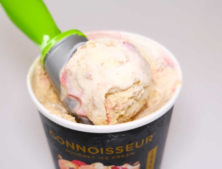 Review Of Connoisseur Jam Doughnut Ice Cream - Scoop Club