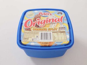 Review Of Peters Original Banana Split Ice Cream 2L - Scoop Club