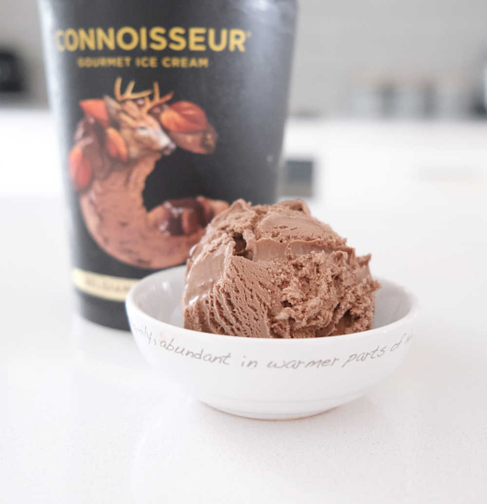 Review Of Connoisseur Belgian Chocolate Ice Cream 1L - Scoop Club